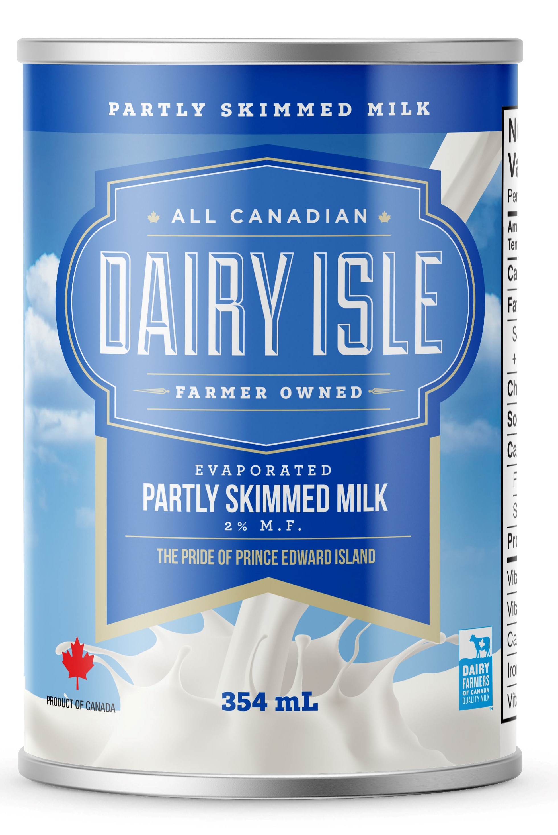 Dairy Isle Partly Skimmed Milk Evaporated 2 % 354 ml Powell's Supermarkets